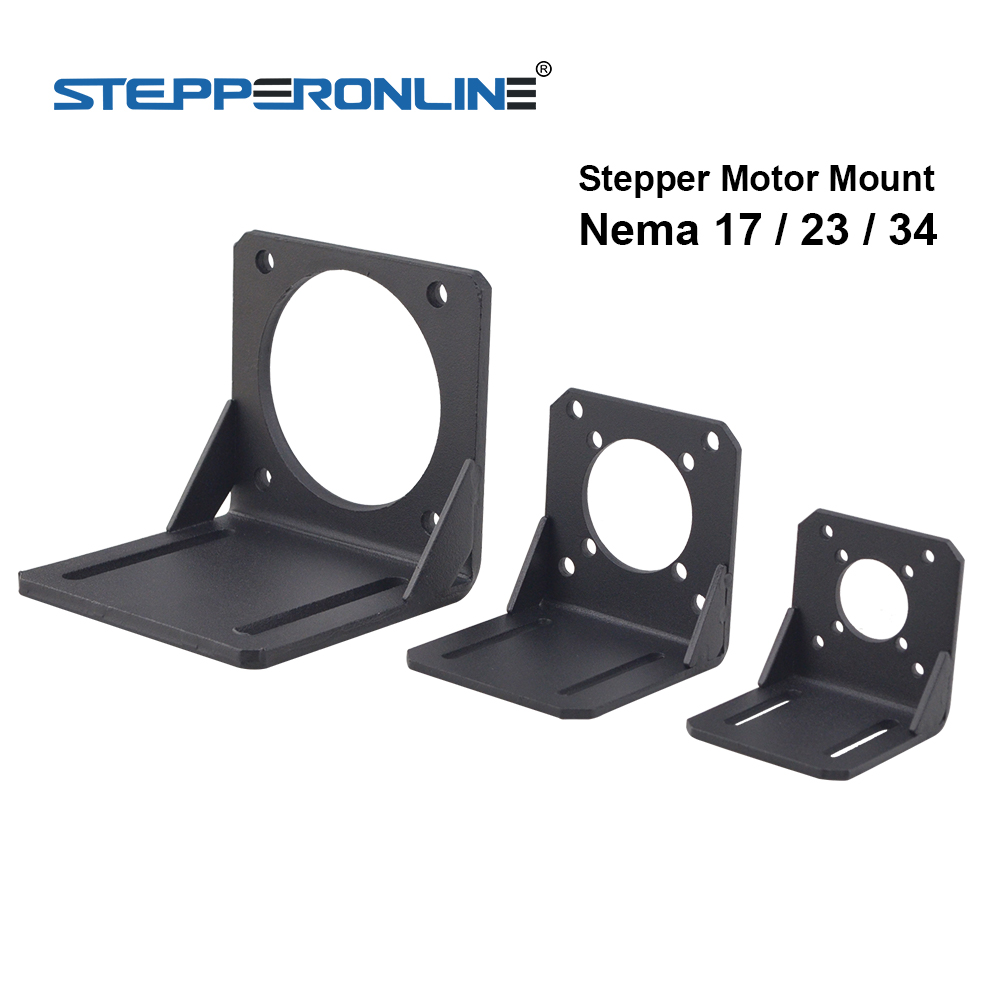 STEPPERONLINE Nema 17/23/34 Stepper Motor Mounting Bracket L Support ...