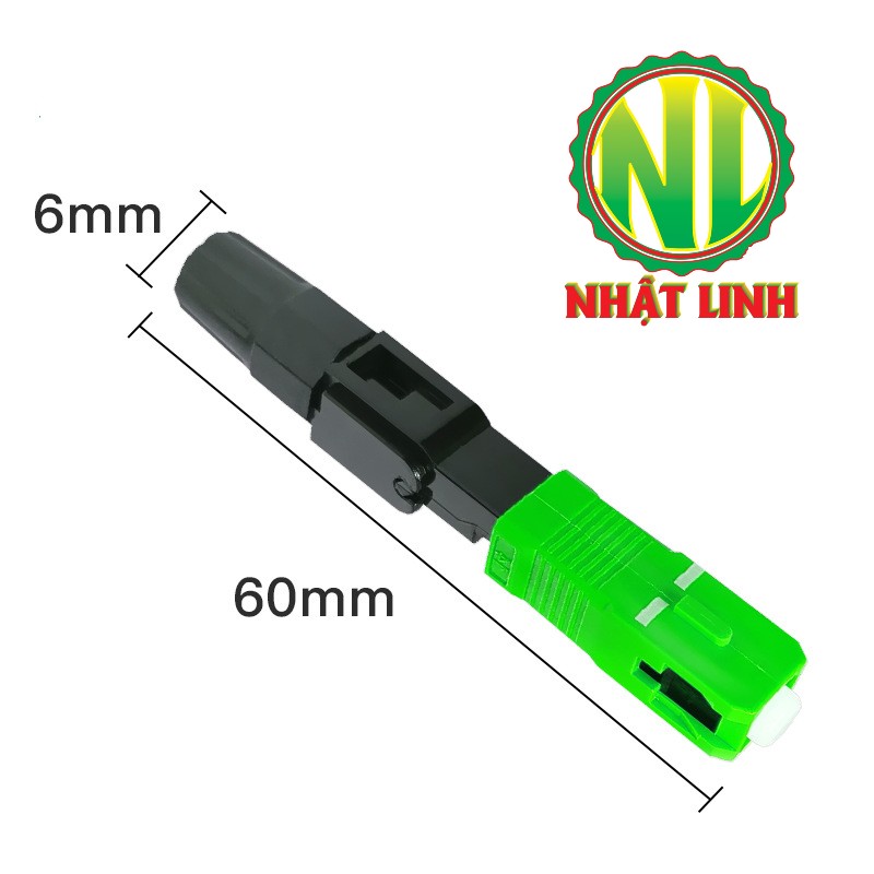 Xả hàng 1 VỸ 10 ĐẦU NỐI QUANG NHANH FAST CONNECT XANH LÁ CÂY chính hãng ...