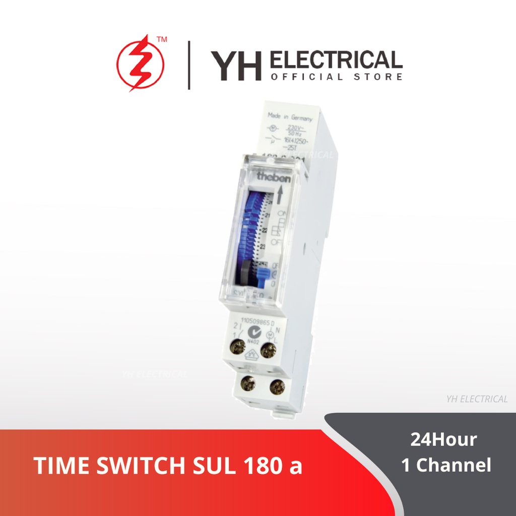 Theben 24 Hour Analogue Time Switch 240VAC ( SUL 180 A ) | Lazada