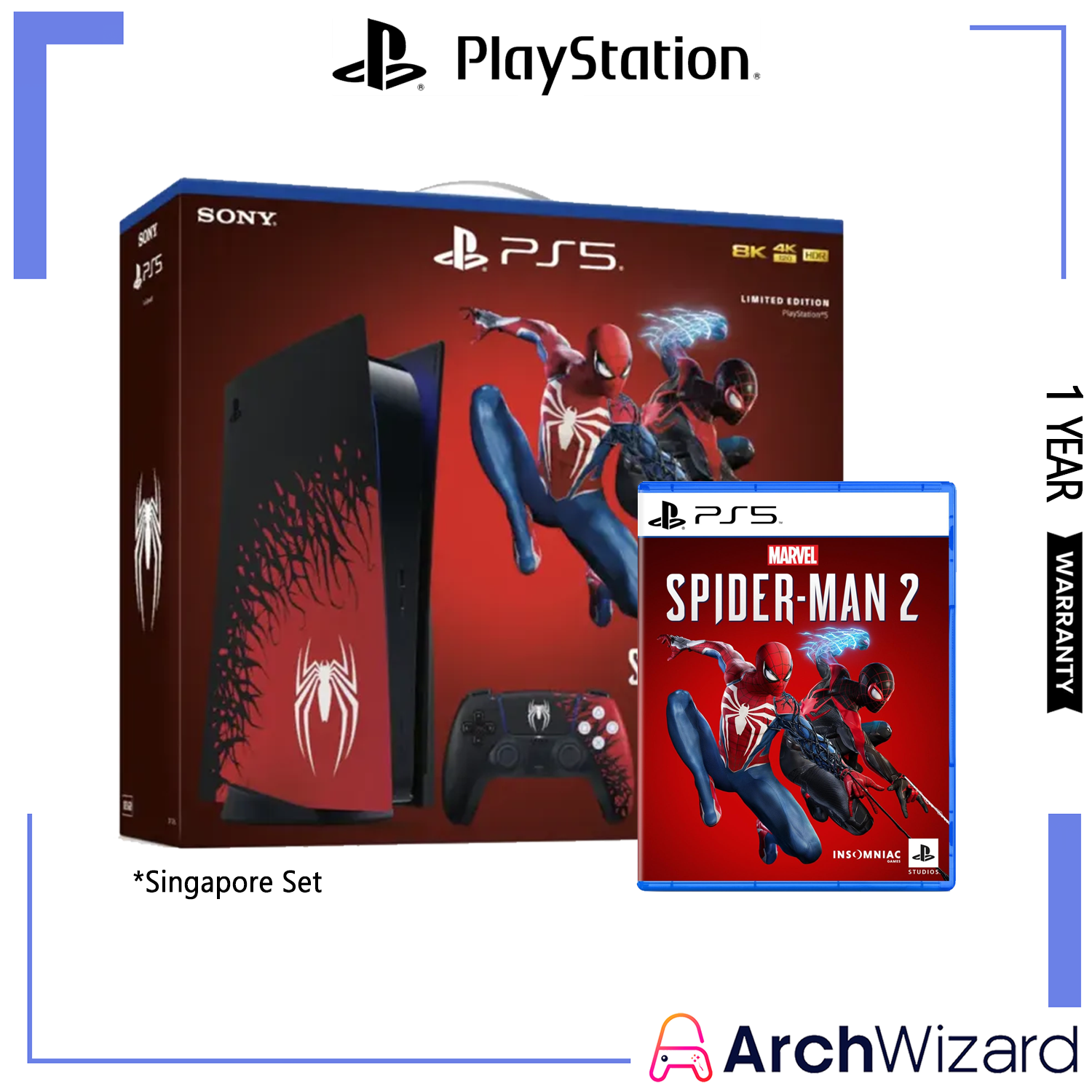 PlayStation 5 Disc Marvel's Spider-Man 2 Limited Edition Bundle ...