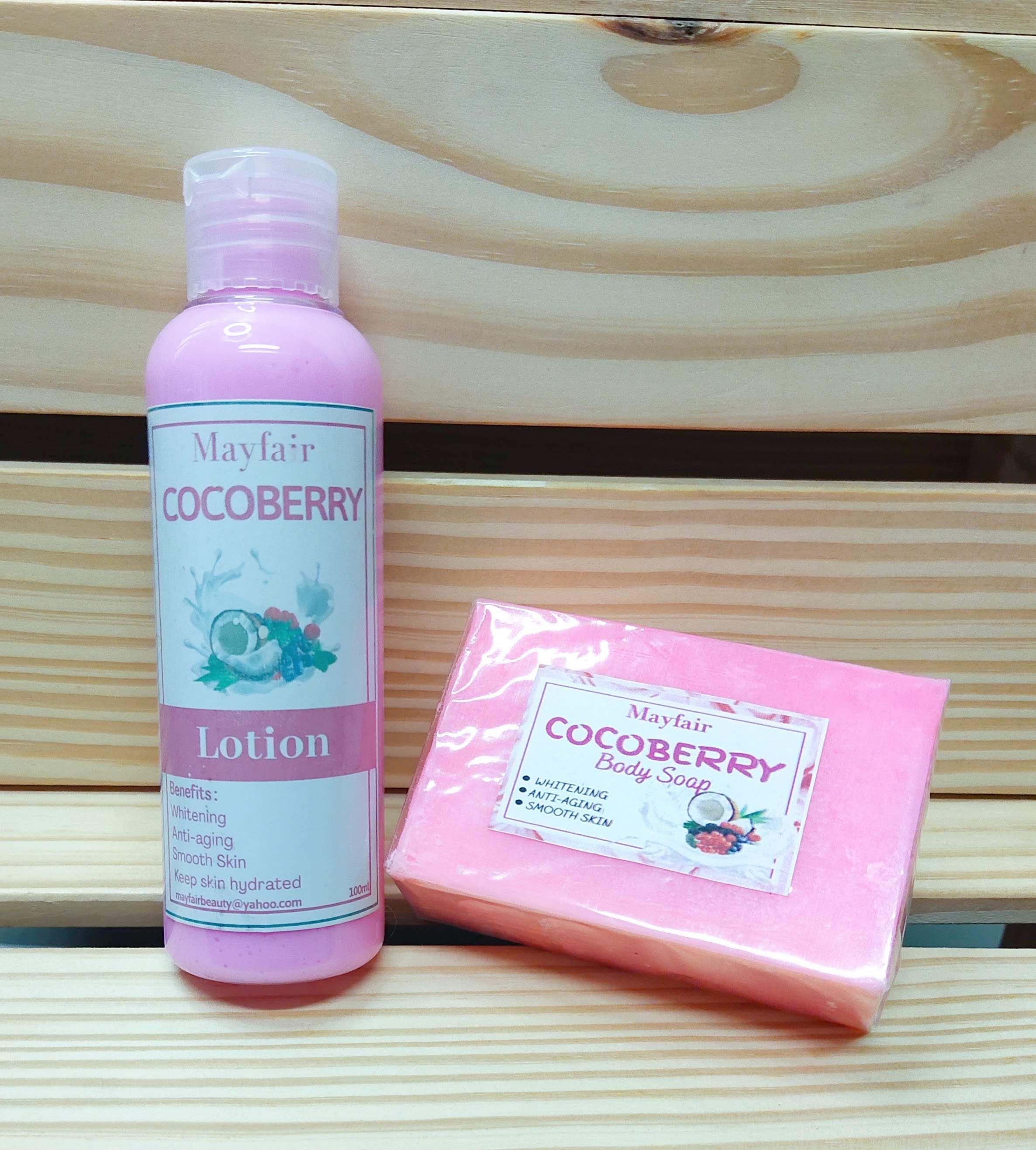 Mayfair Cocoberry Essence Soap&lotion Bundle sets (1pc. cocoberry soap ...