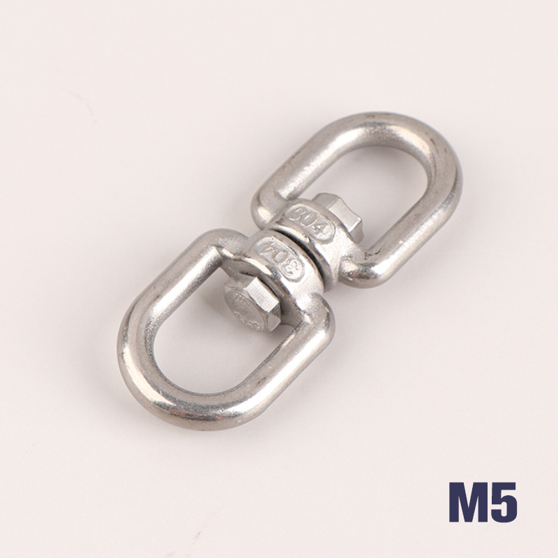 1Pc M4 M5 M6 M8 Rotating Universal Ring 8 Shape Unloading Shackle Wire ...