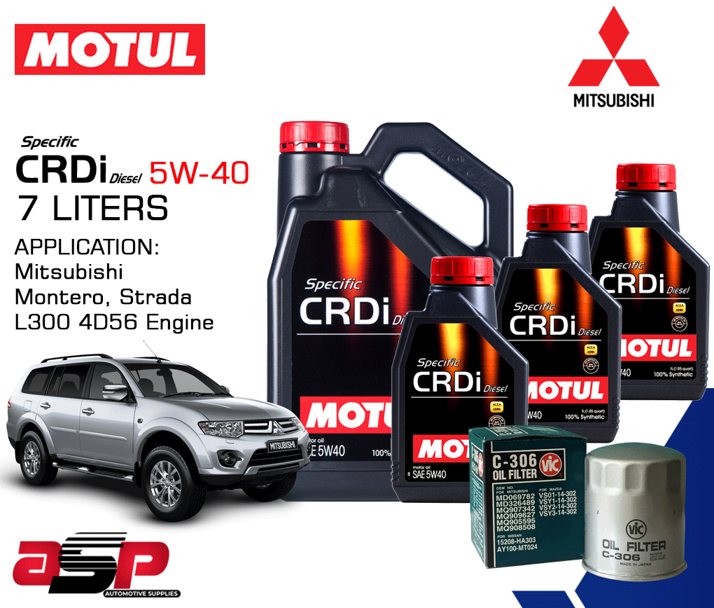 Motul Specific CRDI Diesel 5W-40 Fully Synthetic Diesel Oil 7 Liters ...