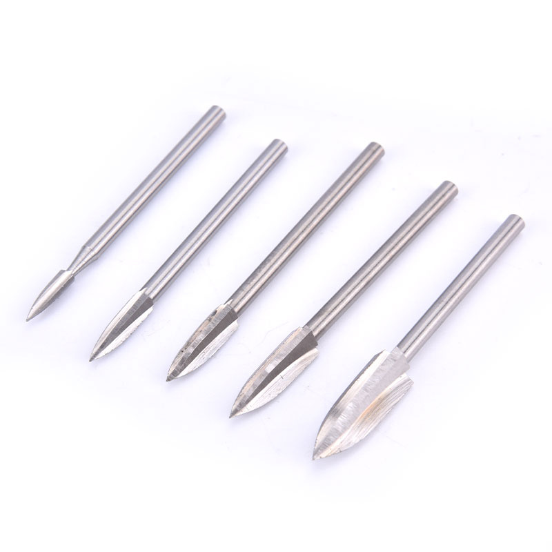 5PCS/set Wood Carving And Engraving Drill Bit Milling Cutter Carving ...