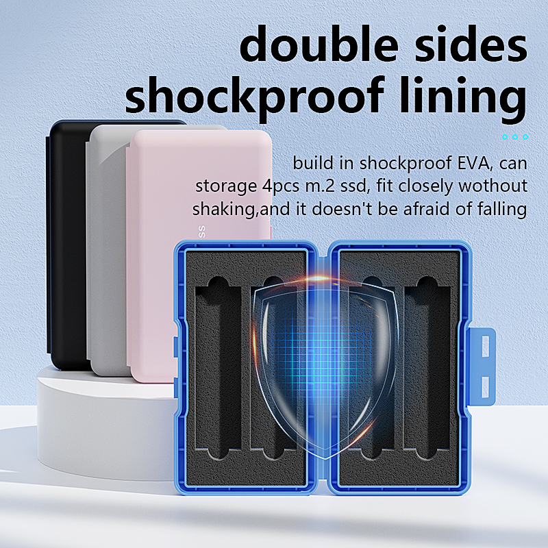 Blueendless SSD Bag SSD portable Carrying Case for M.2 SATA NVme Solid ...