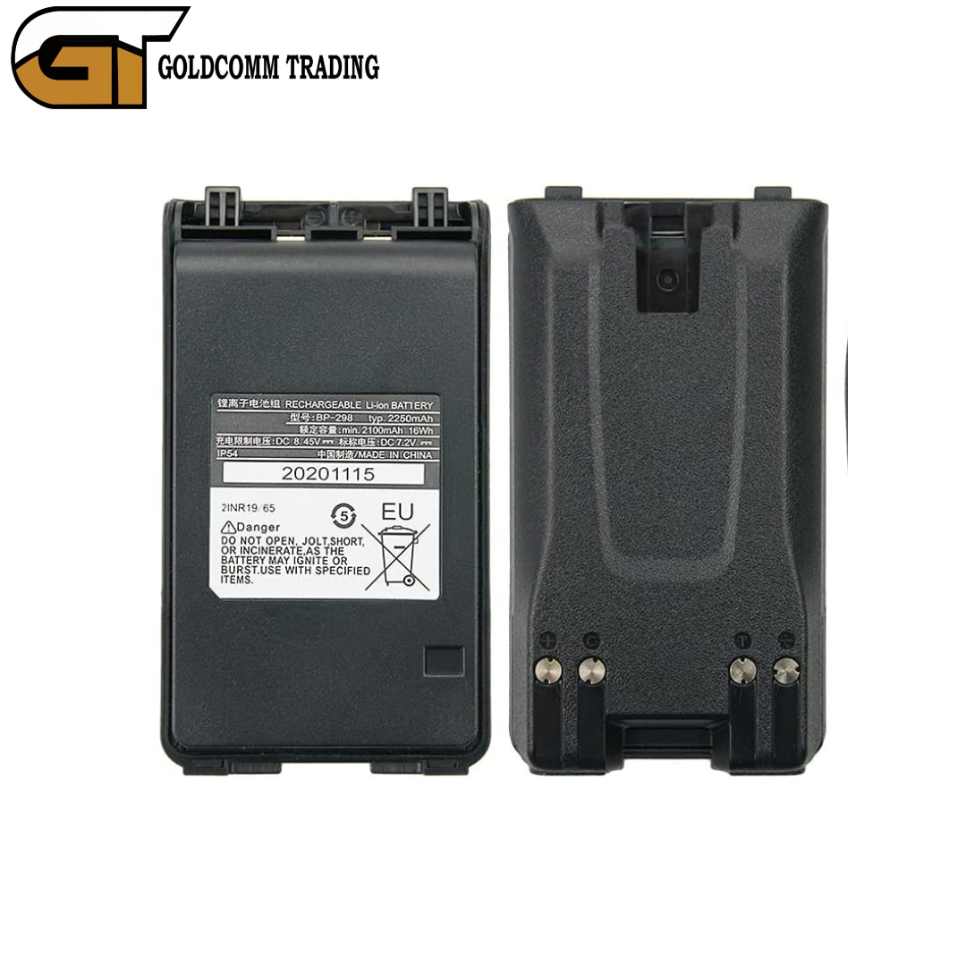 ICOM BP 298 2250 mAh Li-ion battery pack for IC V86 Radios | Lazada PH