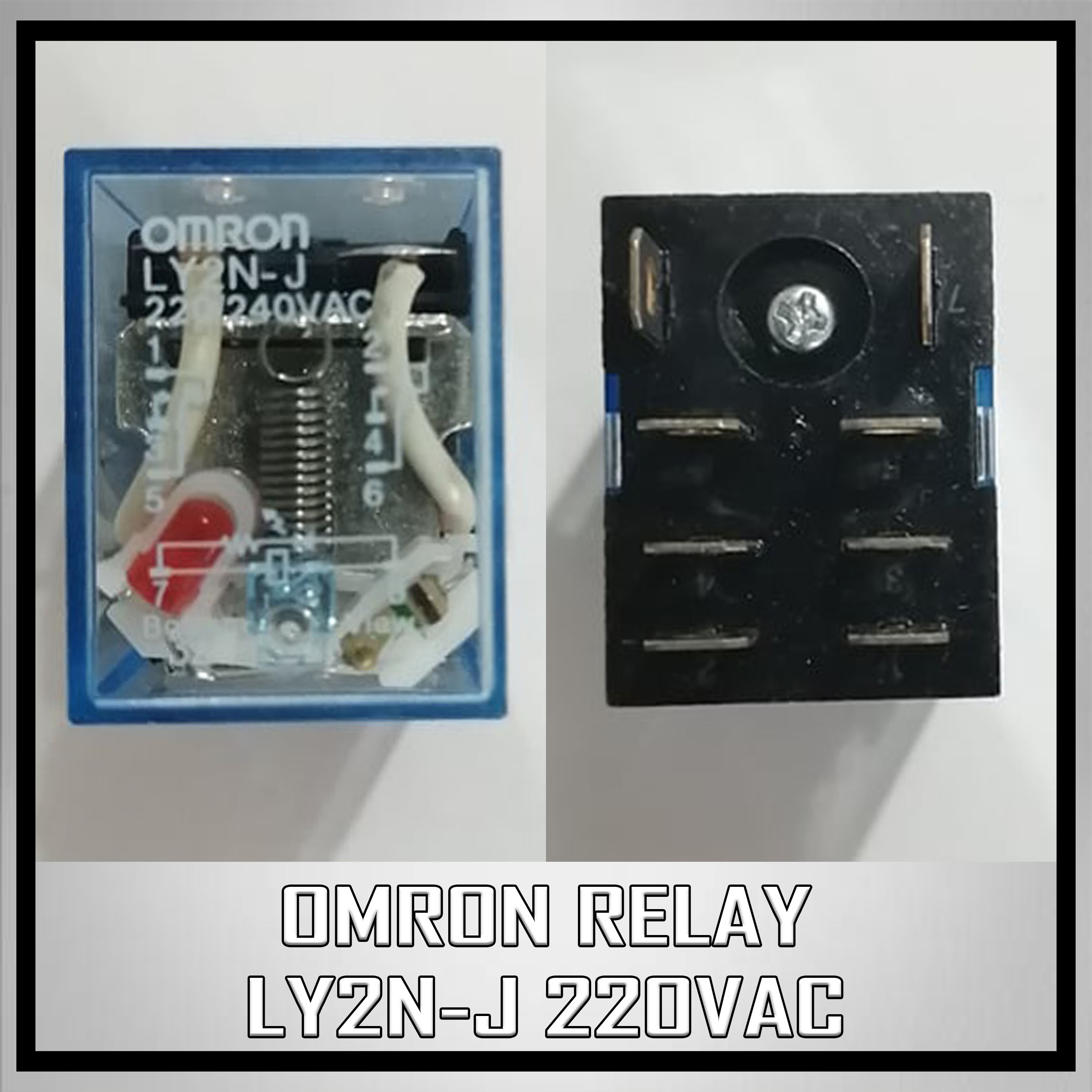 OMRON RELAY ORIGINAL / MY4N MY2N LY2N G2R8 24VDC / 220VAC RELAY AND OMRON ORIGINAL SOCKET / OEM ...