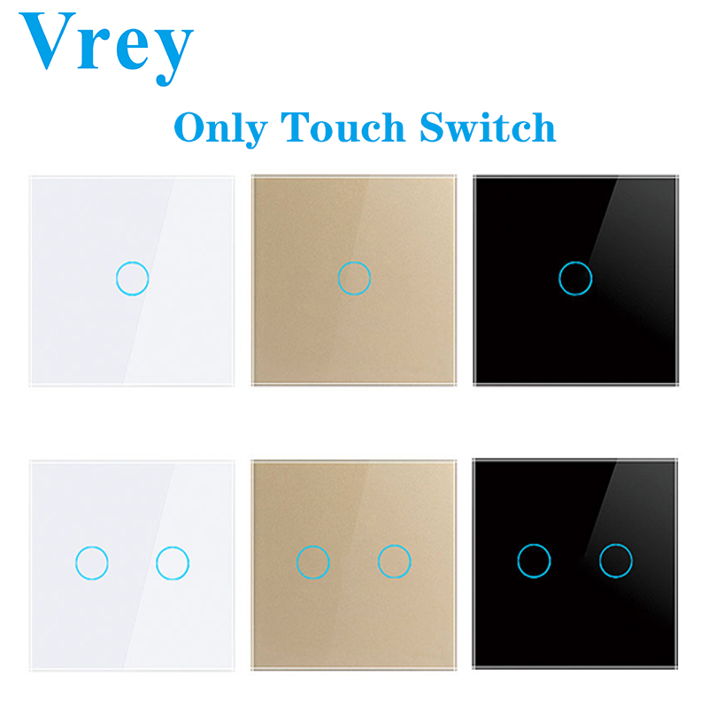 【TopazTrove】Vrey EU Standard Touch Switch Interruptor Touch Switches ...