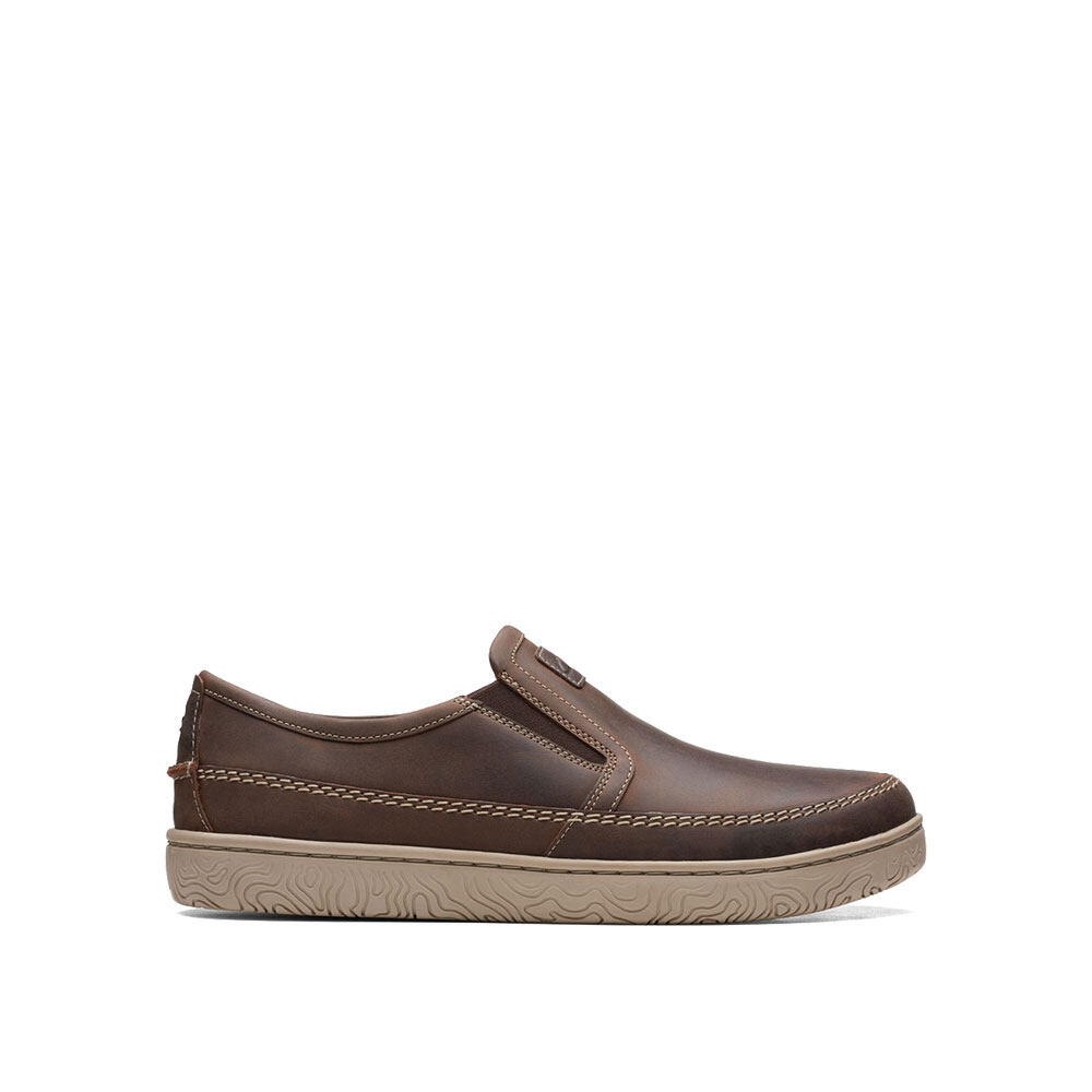 CLARKS รองเท้าผูกเชือกผู้ชาย OAKPARK LACE รุ่น CL M 26175386 สีน้ำตาล ...