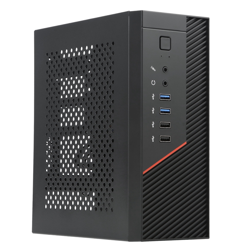 A09P 4.2L Desktop Mini ITX Case Small 1U Power Supply HTPC Chassis Game ...