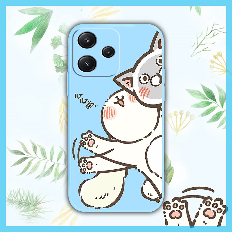 Anti-fall Liquid silicone shell Phone Case For Redmi12 4G Back Cover ...