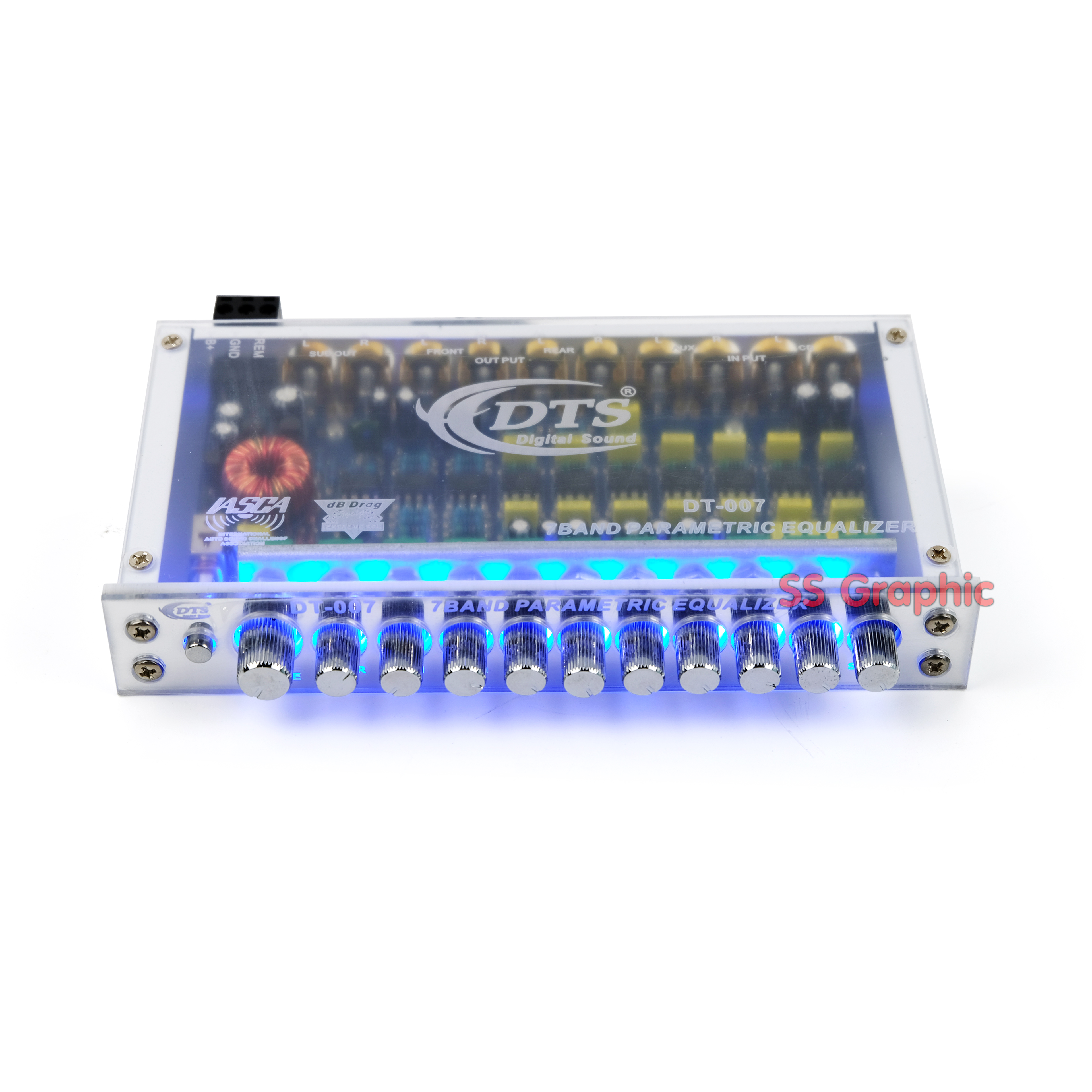 DTS รุ่น DT-007/GRATIA รุ่น GT-887 ปรี 7 BAND ซับแยก ฝาหลังใส่ คุณภาพดี Max out put 11V RMS ...