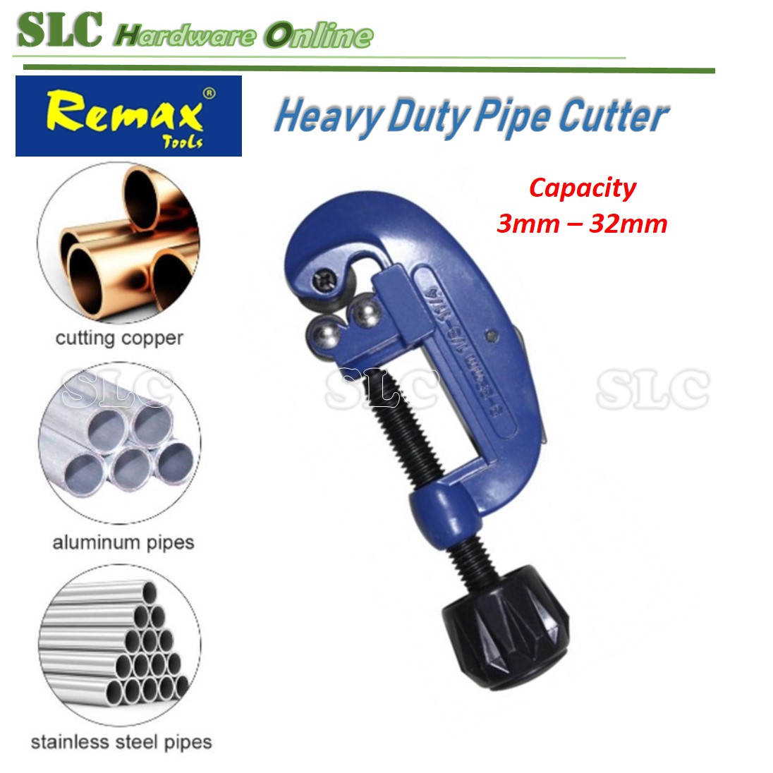 REMAX Heavy Duty Pipe Cutter 3-32mm/ Pemotong Paip (Made in Taiwan ...