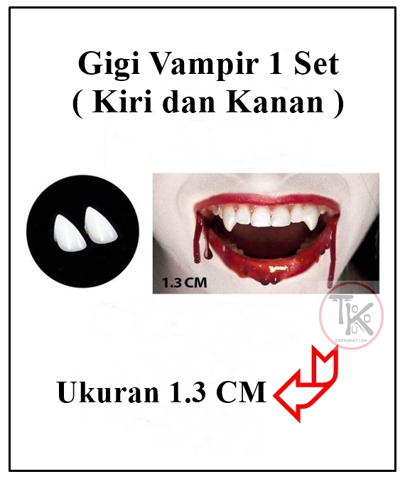 Gigi Palsu Vampir Gigi Taring Vampire Fangs Gigi Vampir Gigi Drakula ...