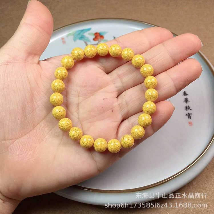 【New arrival】Realgar Bracelet DIY Hand-woven Men's and Women's Realgar ...
