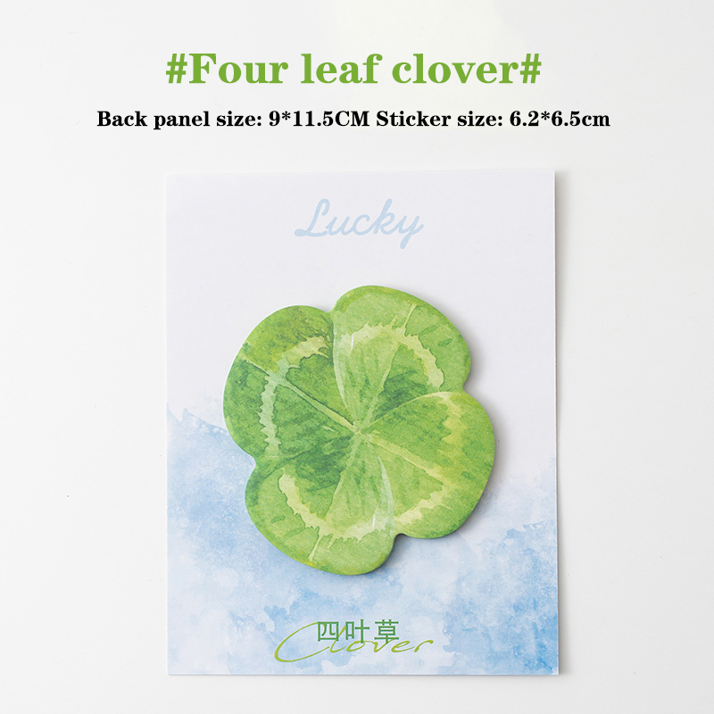 30 Sheet Leaf Sticky Notes Ginkgo Lndus Leaf Memoranda Message Book ...