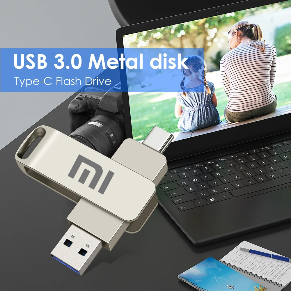 XIAOMI Original USB 3.0 Pendrive 2TB High-speed Pen Drive 4TB Metal Cle ...