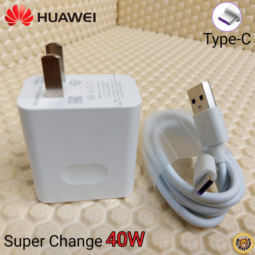 ที่ชาร์จ Huawei Nova 7 SE 40W Type-C หัวชาร์จ สายชาร์จ หัวเหว่ย Super Fast Charge ชาร์จเร็ว ...