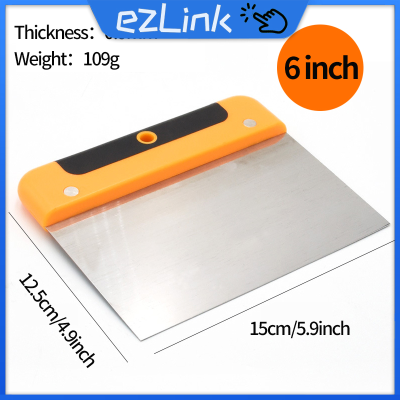 Stainless Steel Putty Knife 6/8/10Inch Plaster Shovel Filling Spatula ...