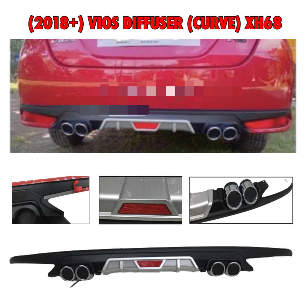 CAO (2018 2019 2020 2021 2022 2023) TOYOTA VIOS DIFFUSER (CURVE) Car ...