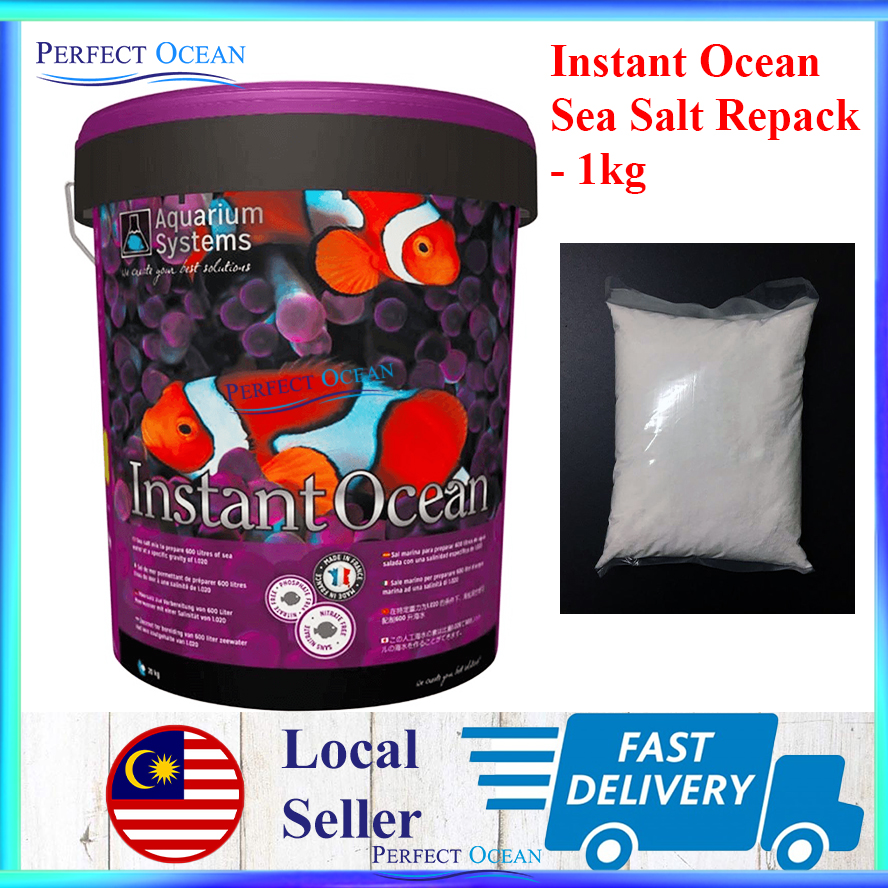 Instant Ocean Salt Repack 1KG Sea Salt Marine Garam Aquarium Systems 🌊 ...