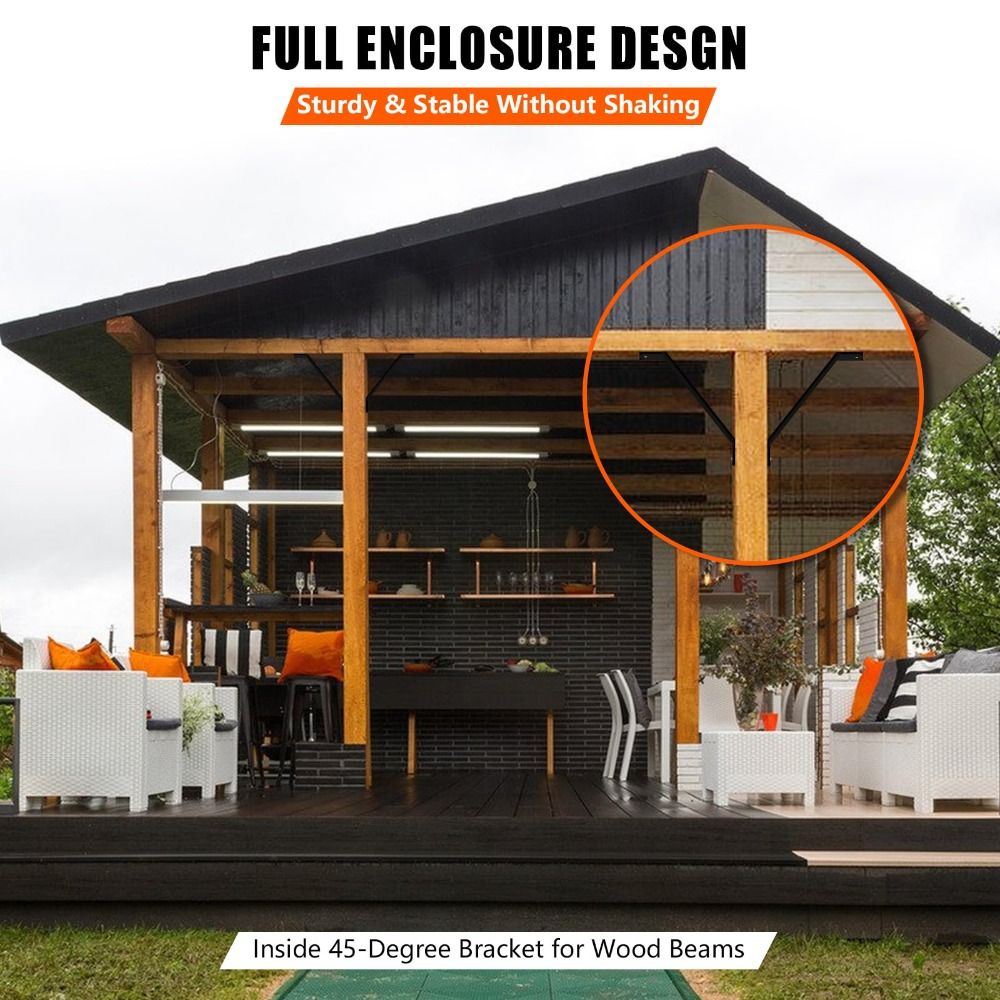 Reinforcement Kit Heavy-Duty Metal Support Bracket 45° Thickened ...