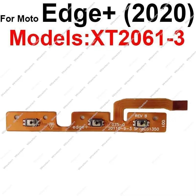 On OFF Key Power Volume Buttons Flex Cable For Motorola MOTO Edge S 20 ...