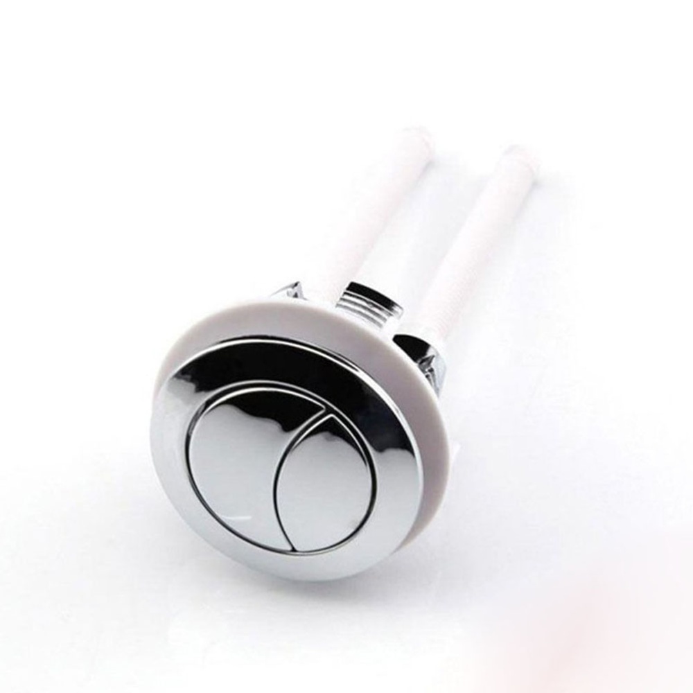 Plastic Dual Flush Toilet Water Tank Push Button With 2 Rod for 38 48 ...