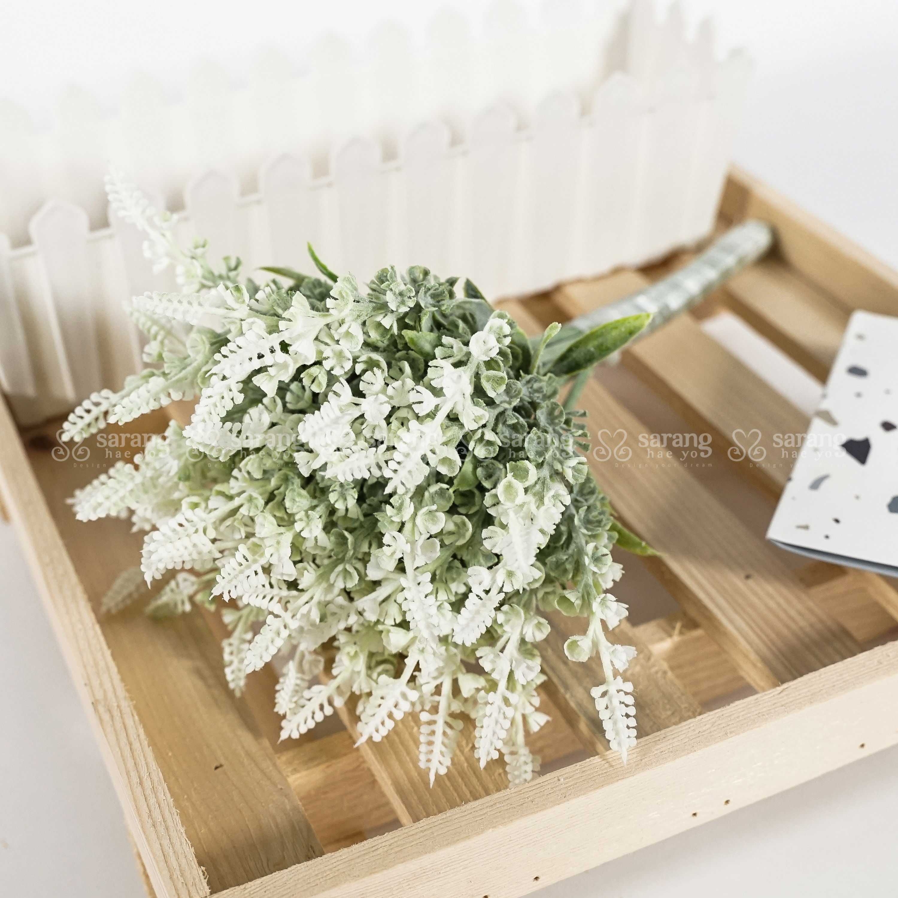 Simple Bunga Tangan Lavender Flower Decoration Bunga Hiasan Dulang ...