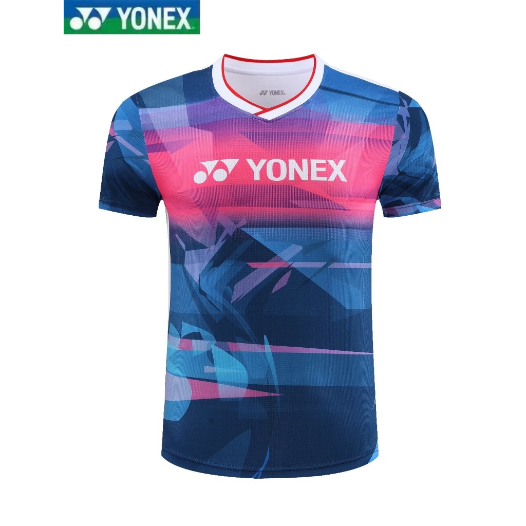 Yonex 2024 New Unisex Men's and Women's Tennis Shirt Short Volleyball Basketball Badminton ...