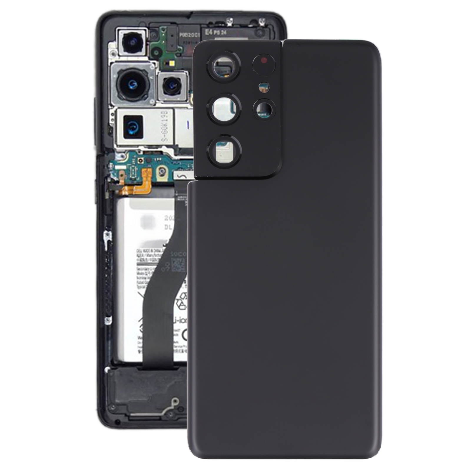 【Teamer Store】For Samsung Galaxy S21 Ultra 5G Back Cover with Camera ...