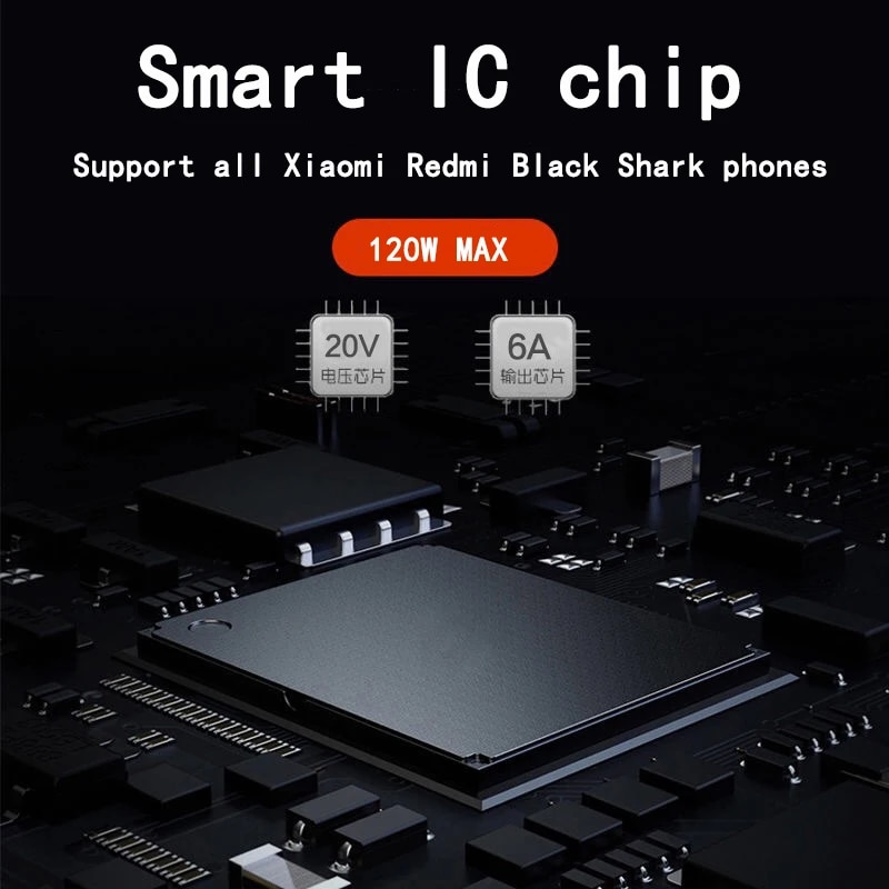 120W Charger Cable USB Type C 6A For Xiaomi Civi 11T Pro Redmi Note 11 ...