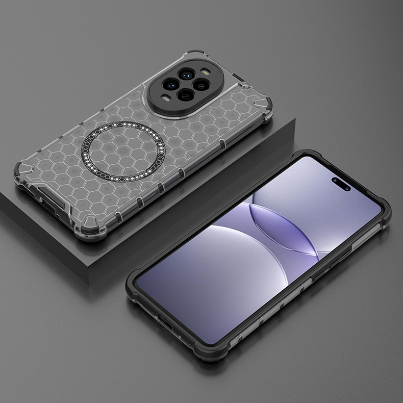 Huawei Honor 200 Lite Magnetic Transparent Drop-Proof Phone Case ...