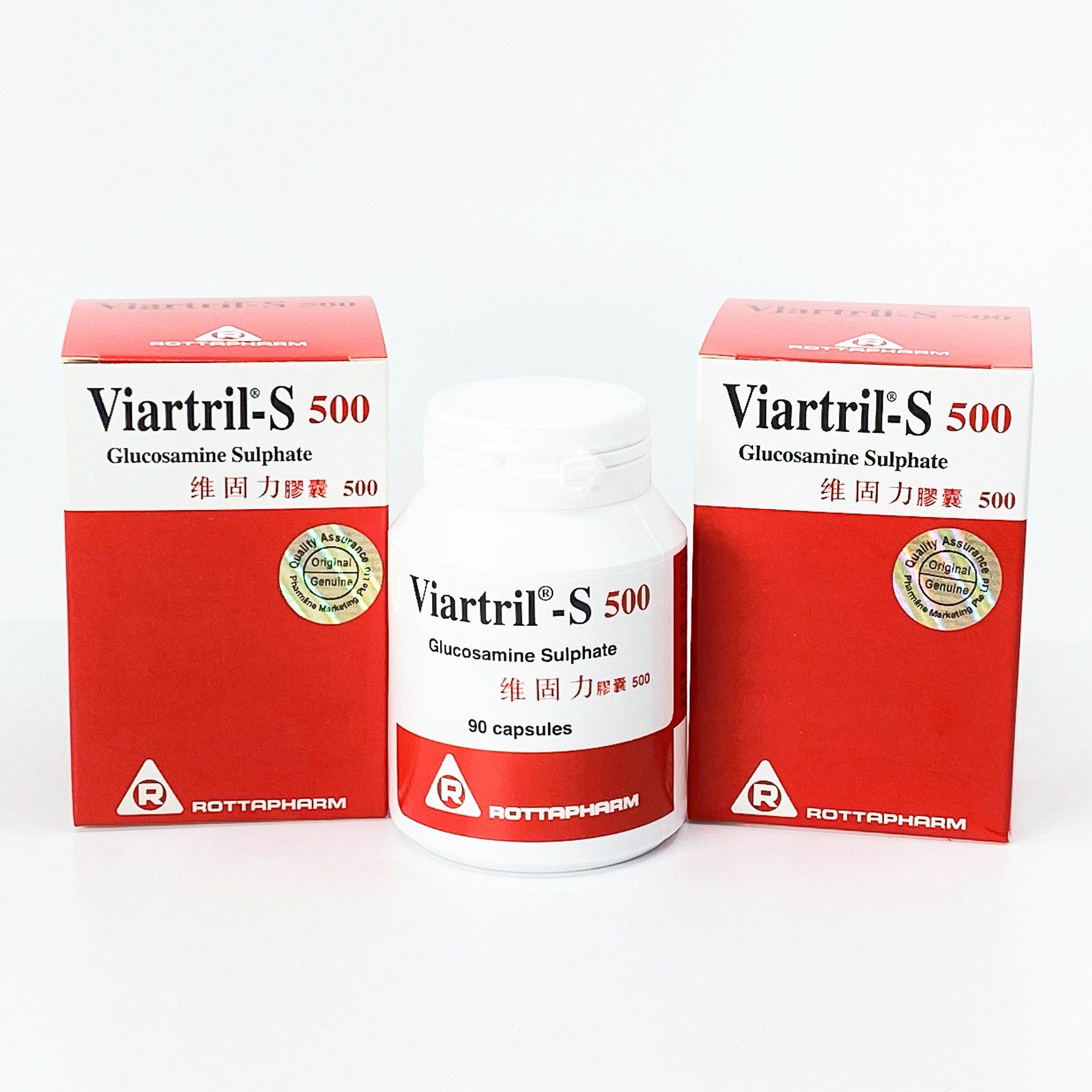 [Bundle of 3] Viartril-S 500 Glucosamine Sulphate ~ 90 capsules (per ...