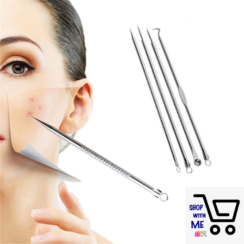 Acne Tool Kit Set Pimple Blackhead Removal Needle Stainless Steel ...