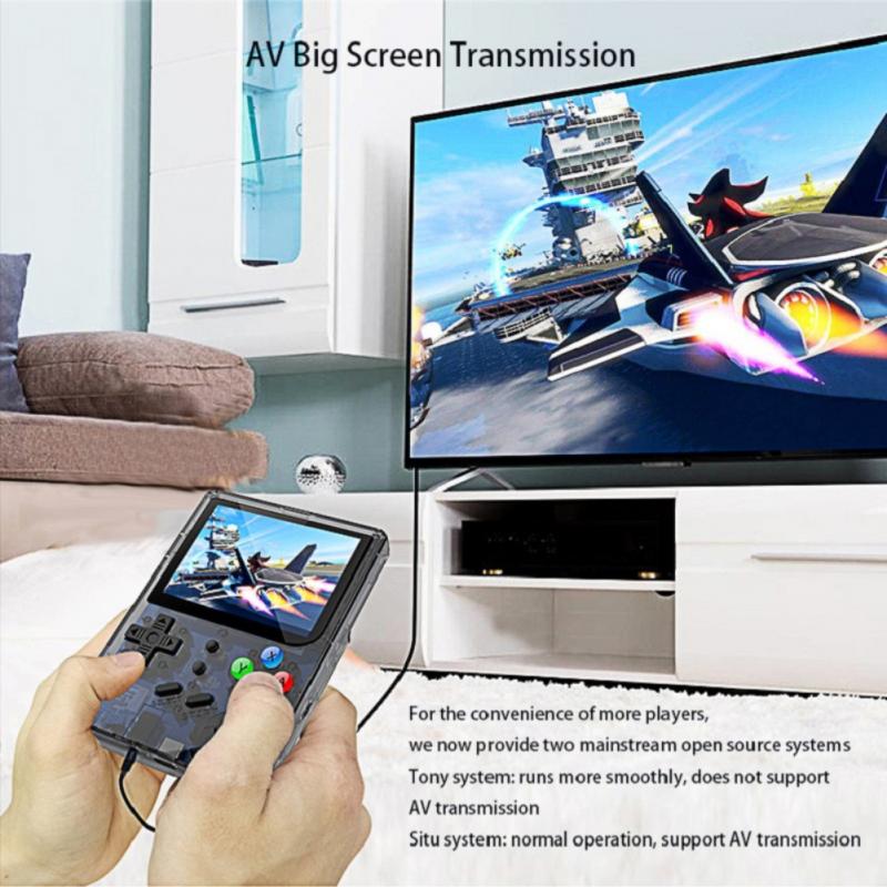 RG300 Game 1200 In 1 Games MINI Portable Retro Video Console Handheld ...