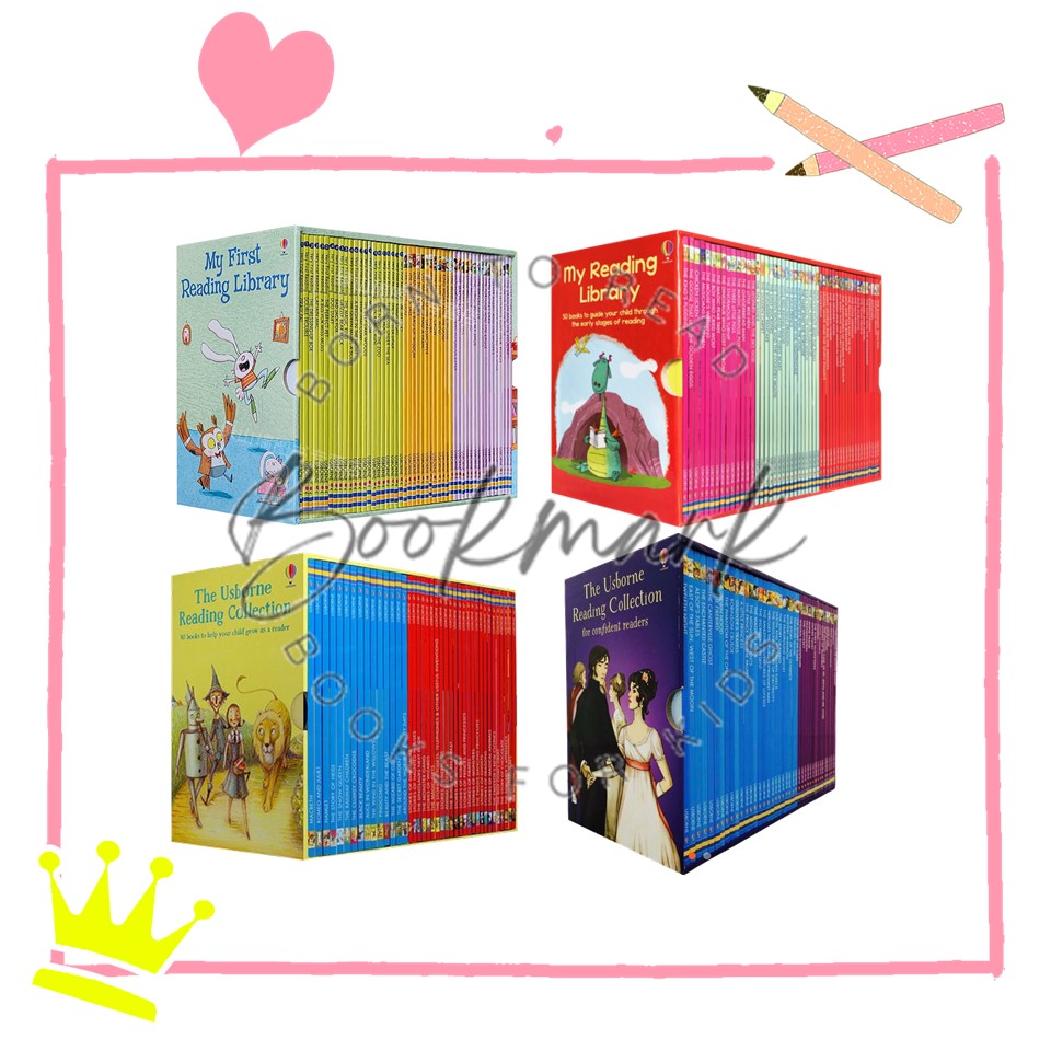 [Ready Stock] Usborne Reading Library (First Library, Second Library ...