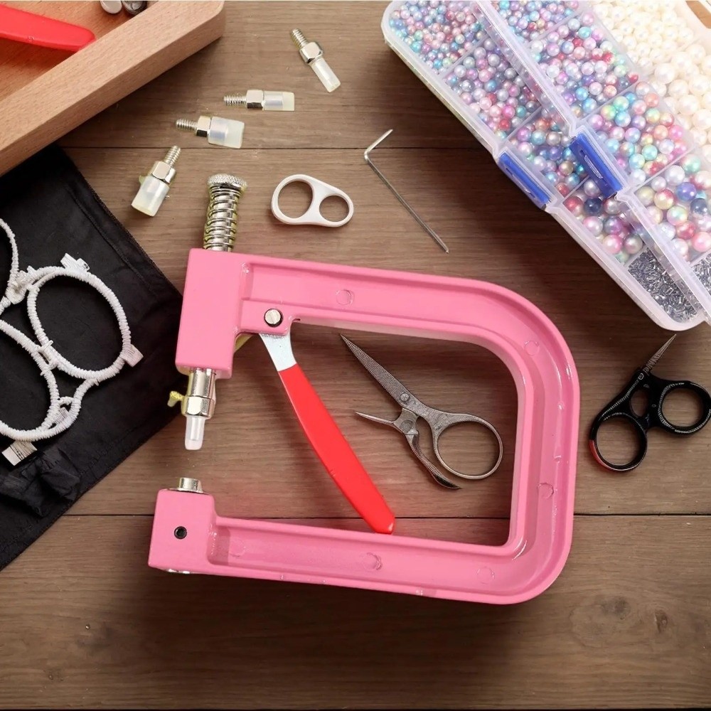 Rivet Fixing Hand Press Handmade Setting Machine Portable Fashion ...