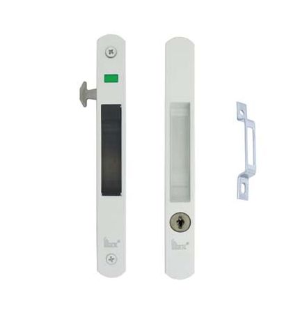 HE-6D Sliding Door Lock with Key / Sliding Door Hardware (Black ...