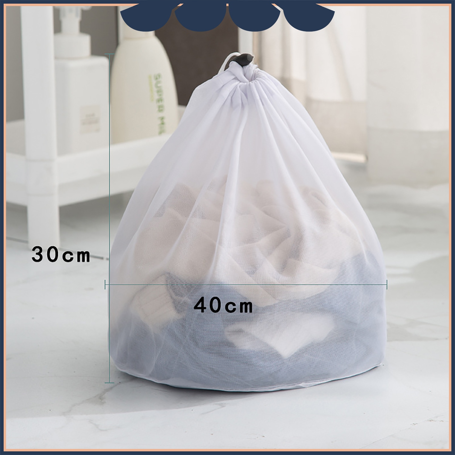 [Cloud Bazaar] Honeycomb Mesh & Fine Mesh Laundry Bags for Premium ...