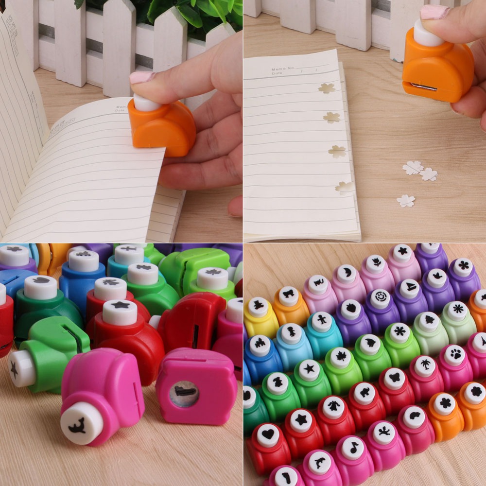 【LuxeGlow】Scrapbook Punches Handmade Cutter Card Craft Calico Printing ...