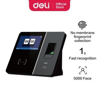 Deli🏫 Office Machine Fingerprint Attendance Machine / Face ...