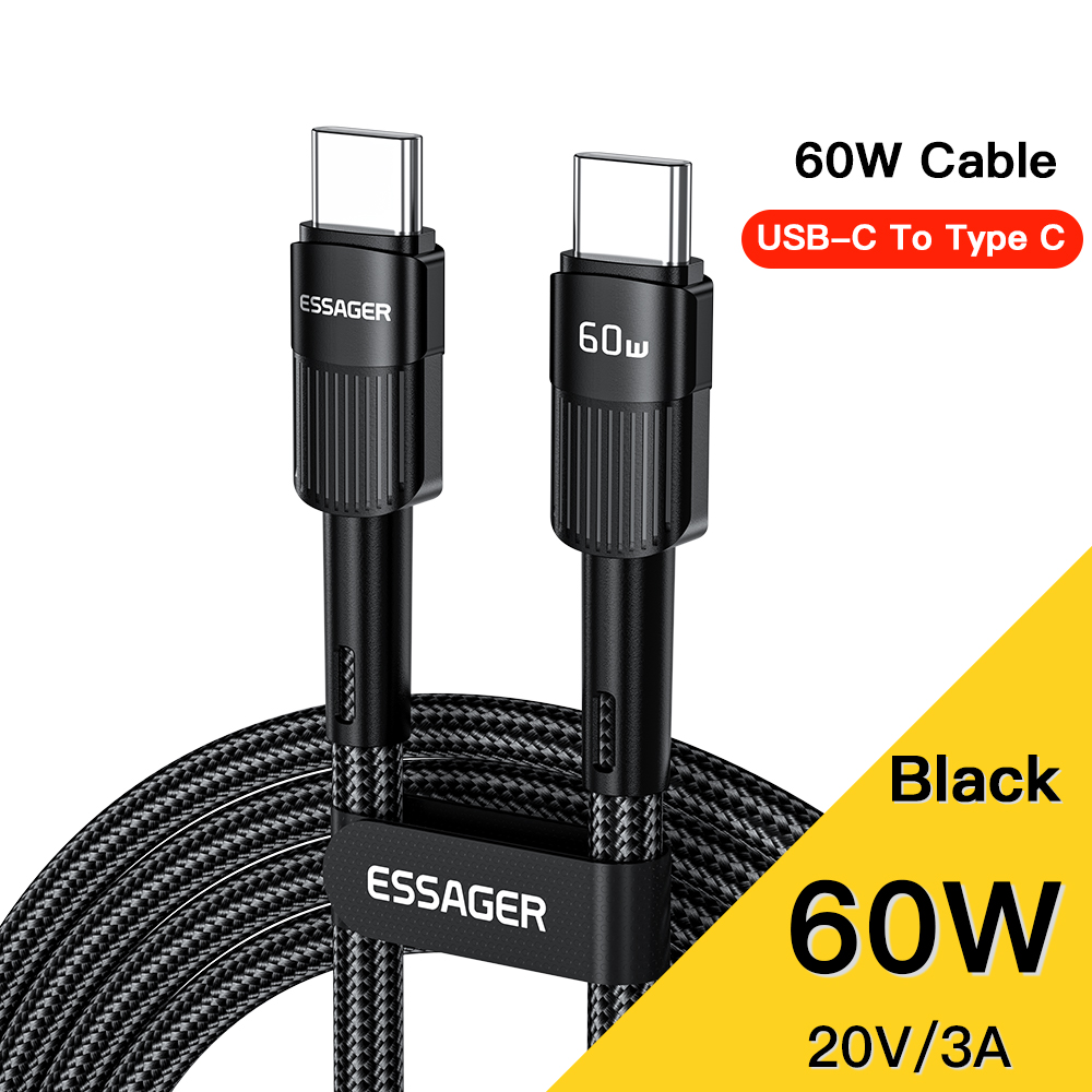 Essager 7A USB Type C Cable For Realme Huawei P30 Pro 66W Fast Charging ...