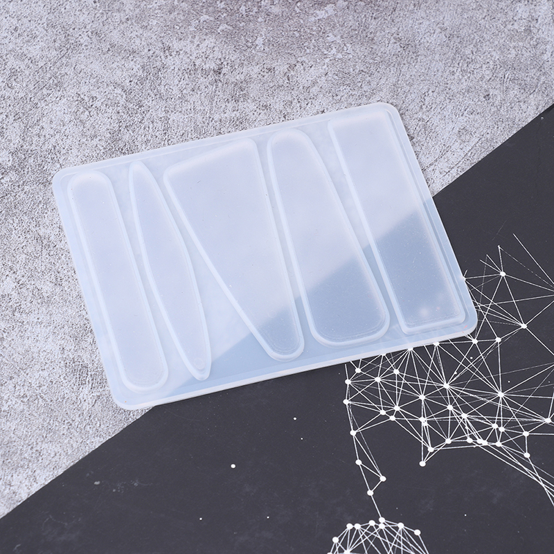 1×Silicone Casting Women Girl Hair Pin Mold UV Resin DIY Molds ...