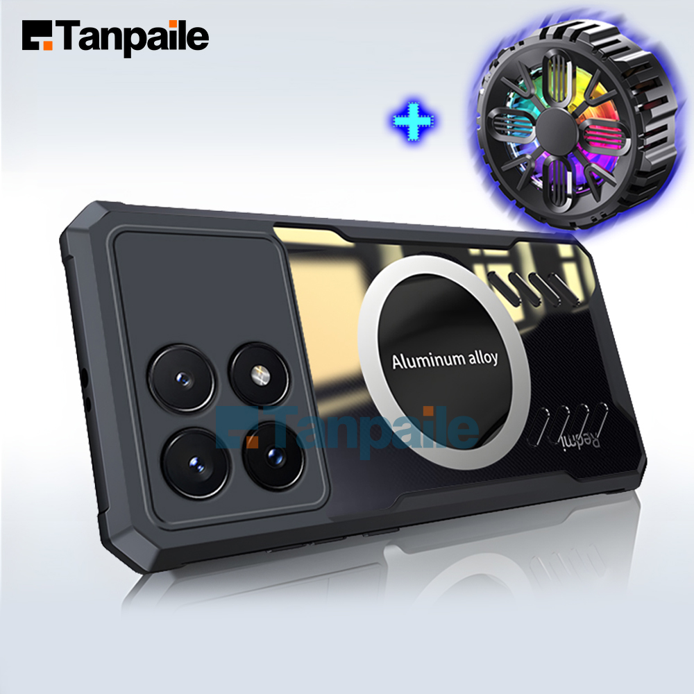Tanpaile Cooling Case For Poco X6 Pro Redmi K70 K70e Note 13 5G F6 PRO ...