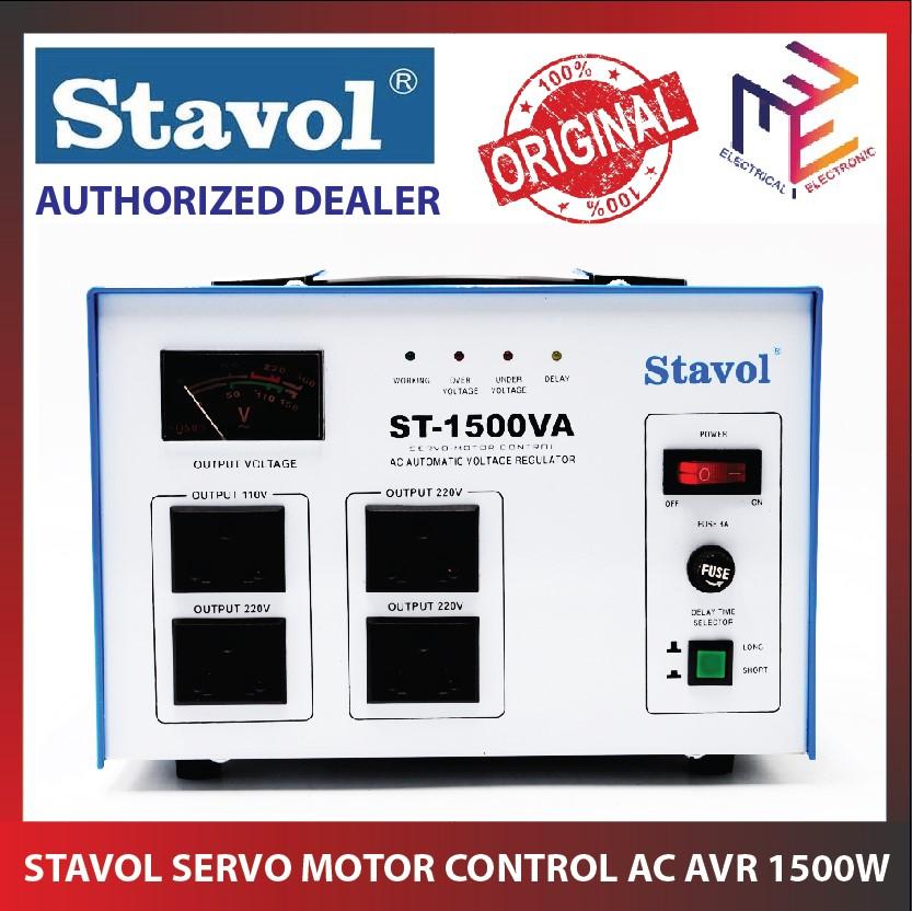 STAVOL by Winland ST-1500VA/SVC-1500VA Servo Motor Control Automatic ...