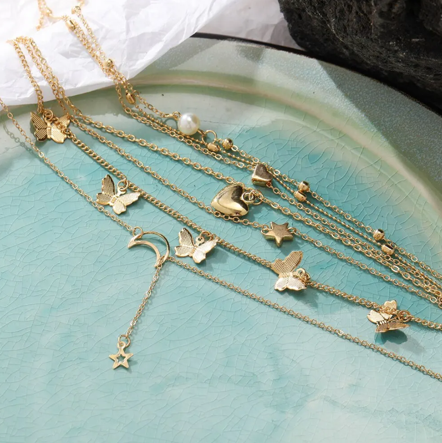 6 Piece Necklace Set in Women's Jewelry Sets - Assorted Styles for ...
