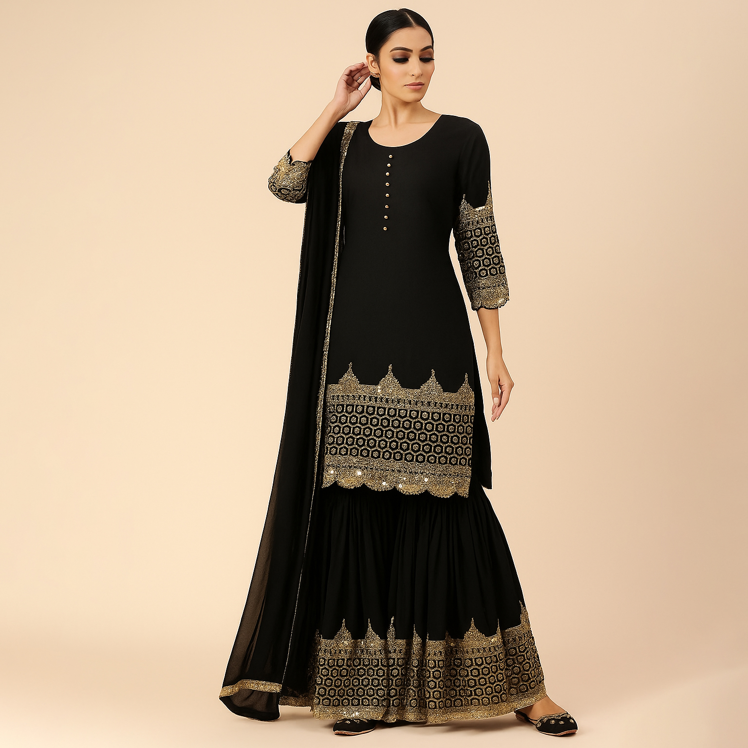 Party Wear/Wedding Collection | Stitched Silk Sequence Embroidered ...