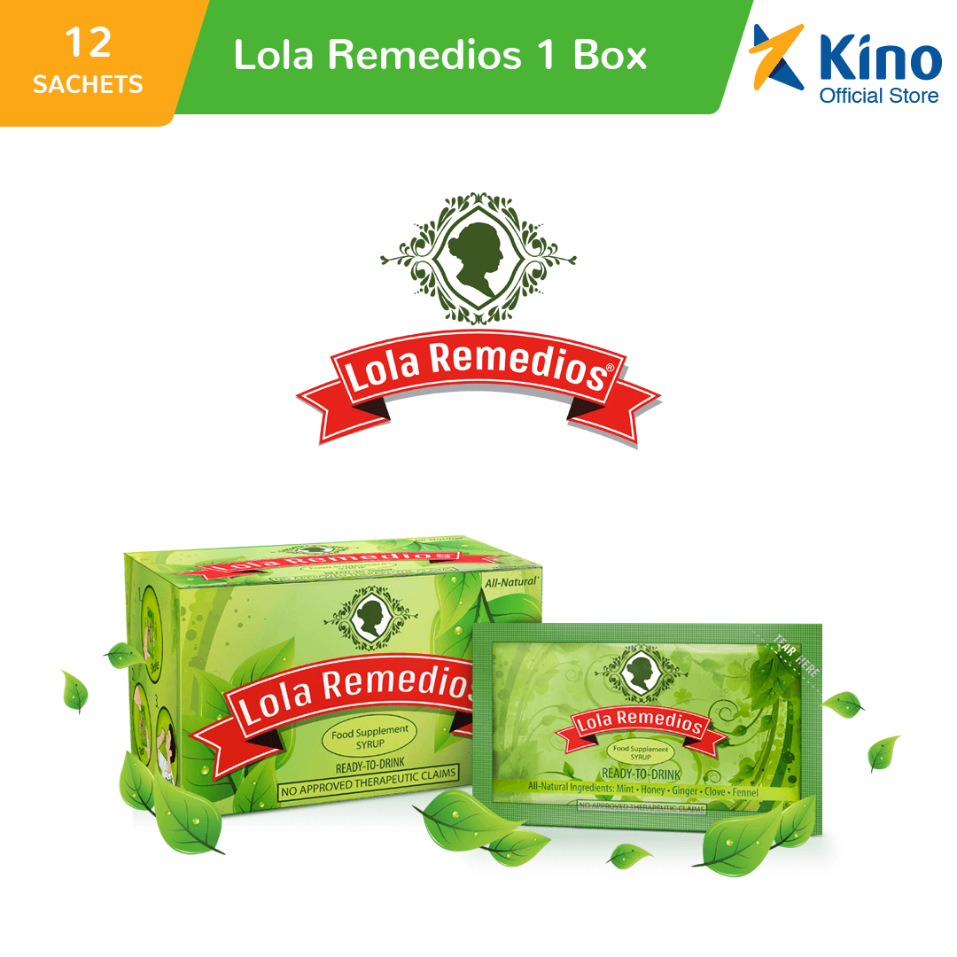 Lola Remedios Food Supplement Syrup 12 Sachets | Lazada PH