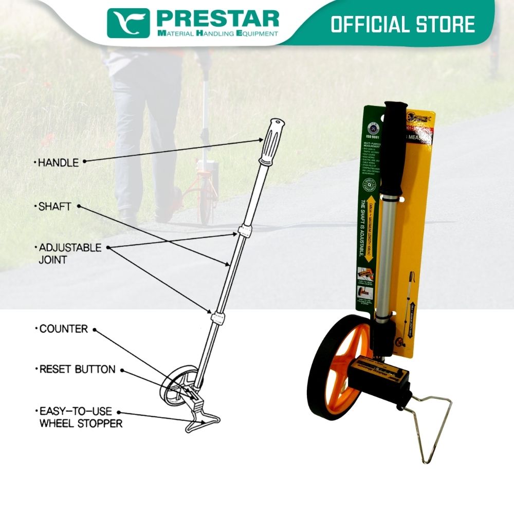 PRESTAR MHE Orex Walking Measure Distance 10km Single Wheel (6 /16cm) 6 ...